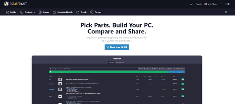 PC Part Picker Websites Ranked: Top Parts & Compatibility Checkers ...
