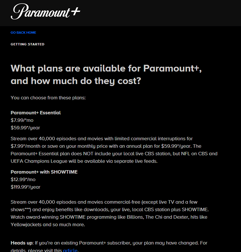 Paramount+ Plus: Essential Plan Details - ComputerCity